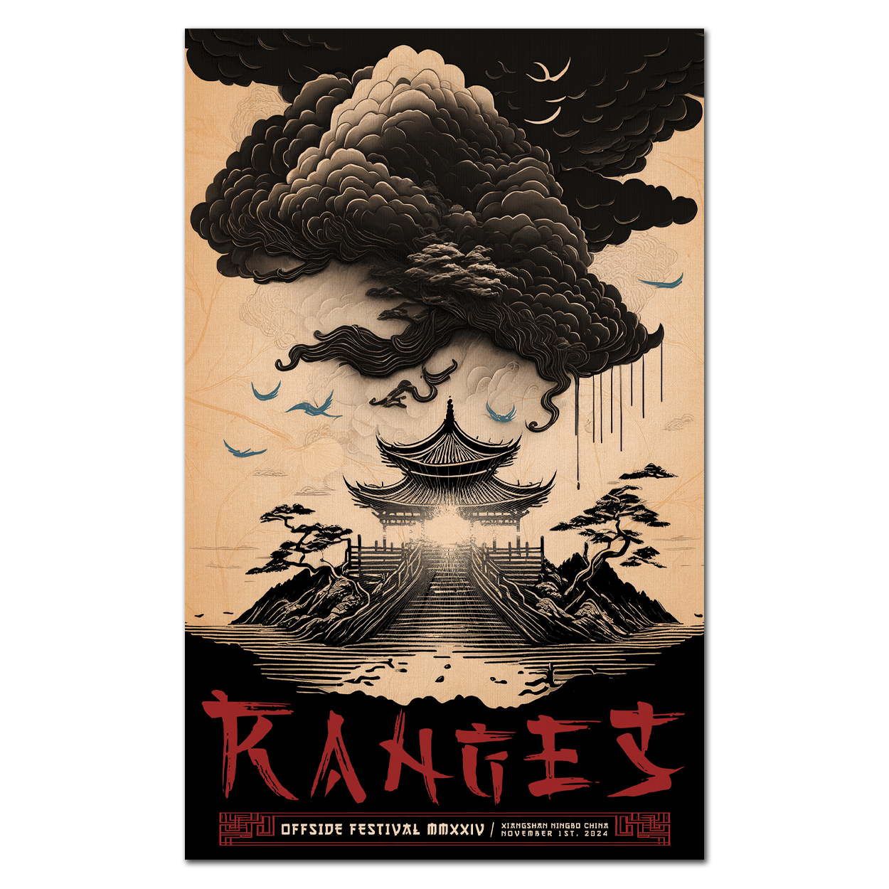 RANGES - Offside Festival 2024 [Poster] – A Thousand Arms